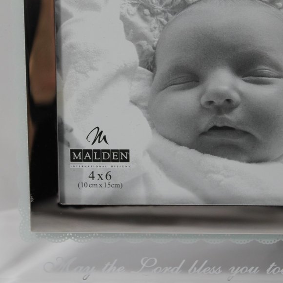 Malden Intl Designs | Accents | Babys Baptism Glass Frame | Poshmark